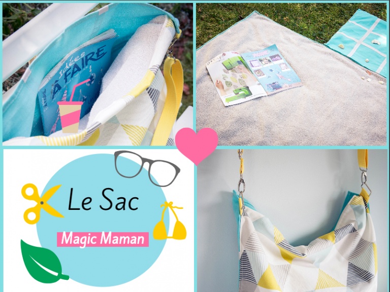 Tuto couture d'été : le sac Magic Maman avec espace de détente et de ...