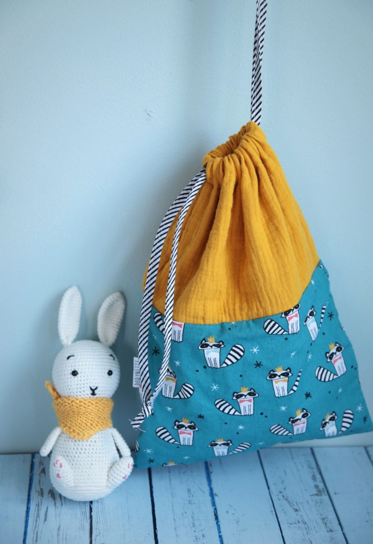 Patron couture :Le pochon Goûter malin "FOXY" - Les tutos couture de ...