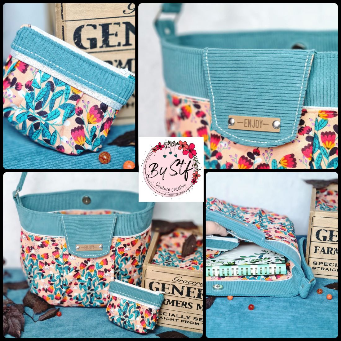 Louise : Le patron de sac à main plissé par Dodynette - Les tutos ...