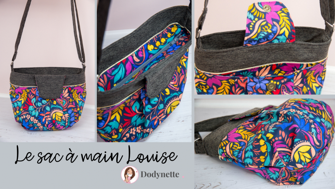 Louise : Le patron de sac à main plissé par Dodynette - Les tutos ...