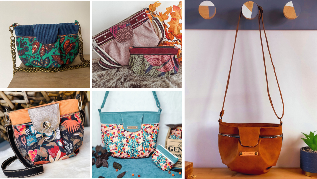 Louise : Le patron de sac à main plissé par Dodynette - Les tutos ...